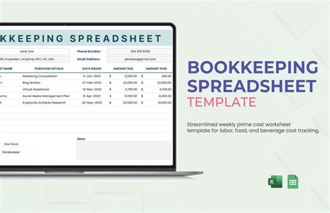 Free Bookkeeping Templates In Excel To Download