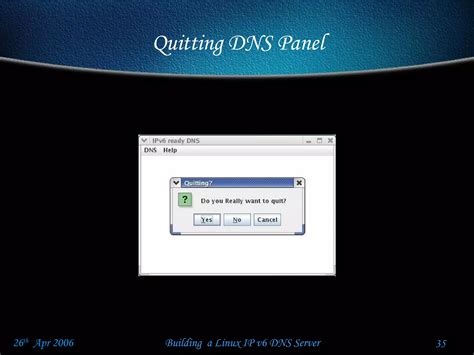 Building Linux Ipv6 Dns Server Complete Presentation Ppt