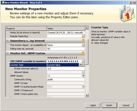 On The Last Step Please Type Or Paste Oid To Be Monitored And Review