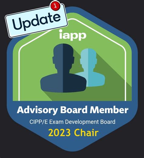 Very Honoured To Be Appointed As Chair For The Cipp E Exam Development Board Of Iapp