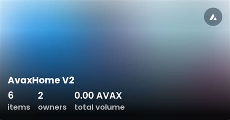 Avaxhome V Collection Opensea