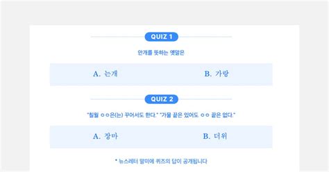 국내 언론사에서 발행하는 뉴스레터 모음