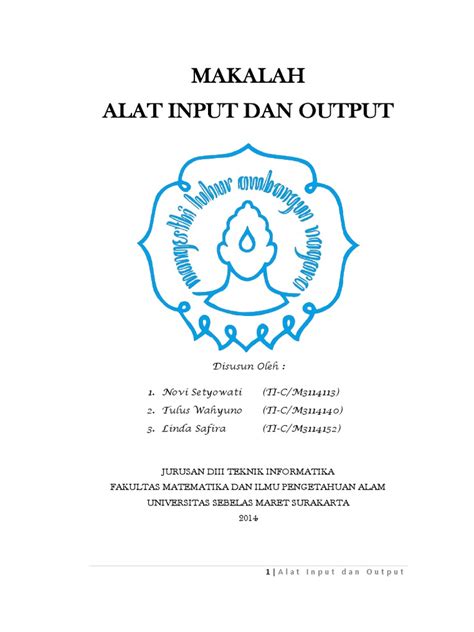 Perangkat Input Dan Output Pdf