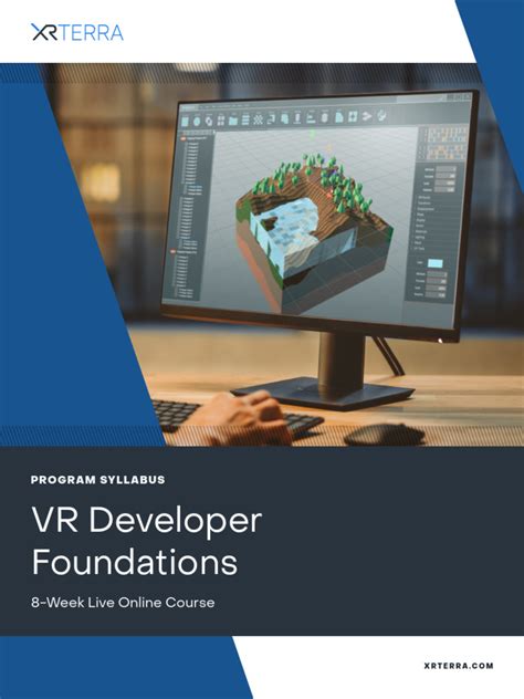 xrterra syllabus xrfoundations developer pdf virtual reality unity game engine