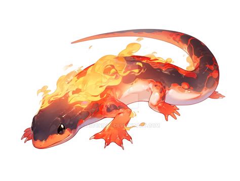 Fire Salamander Dragon 4 271023 73 By Aibondar On Deviantart