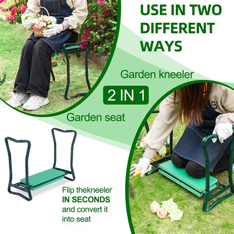 Garden Kneeler Multi Functional Gardening Seat And Kneeler 905764