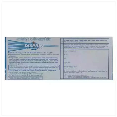 Disprin Uses Price Dosage Side Effects Substitute Buy Online