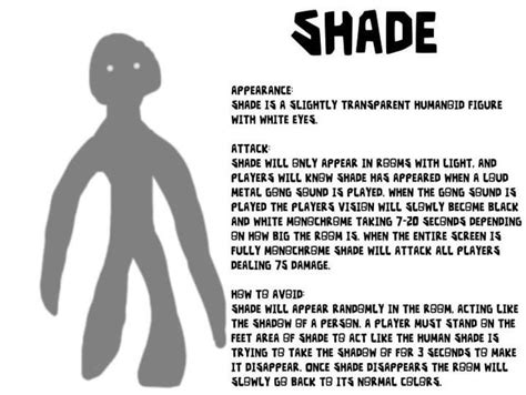 Fan Made Entity I Made Meet Shade Everyone Rdoorsroblox