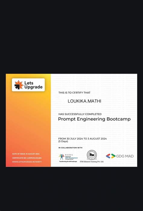 Loukika Mathi On Linkedin Letsupgrade Bootcamp Masterclass