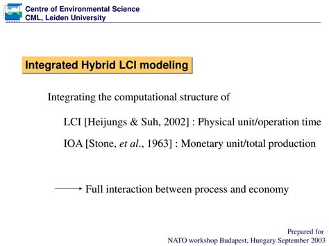 Ppt Hybrid Life Cycle Assessment Powerpoint Presentation Free