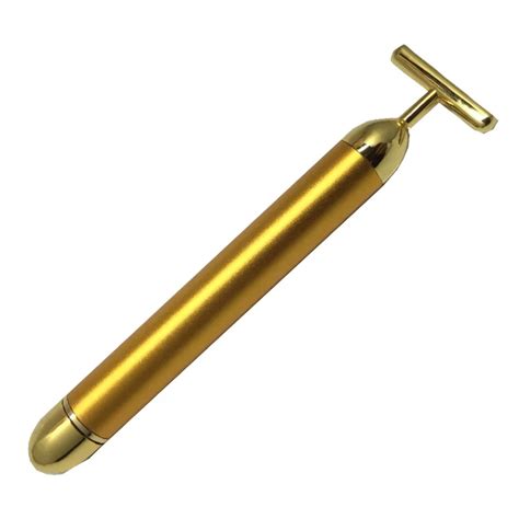 24k Gold Vibration Facial Slimming Face Massage Bar Pulse Firming