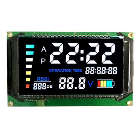 7 Segment Lcd Display Led Backlight Unit 7 Segment Lcd And Monochrome