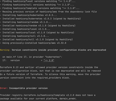 Deprecated Registry Terraform Io Hashicorp Template Issue Terraform Aws Modules