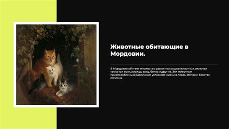 [Презентация] Животные обитающие в Мордовии