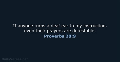 Proverbs 289 Bible Verse