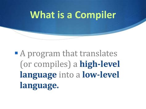 Csc121 Compiled Interpreted Code And Bytecode