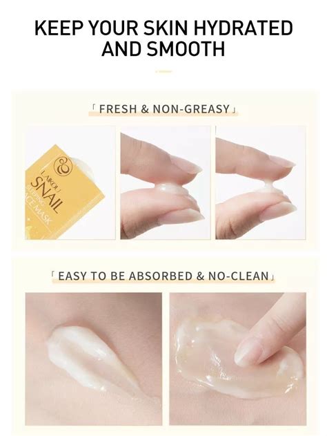 Laikou Snail Sleeping Face Mask -3g - Focallure