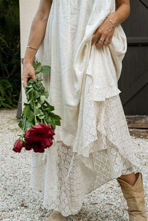 Allegra Boho Lace Maxi Dress