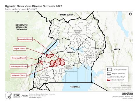 Map Of The Recent Ebola Outbreak In Uganda Rmapporn