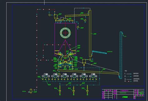 水泥厂3000T D熟料生产线 生料均化库及入窑喂料设计施工图 AutoCAD 2000 模型图纸下载 懒石网
