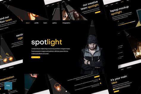 Прожектор Шаблон Keynote Шаблоны презентаций Envato Elements