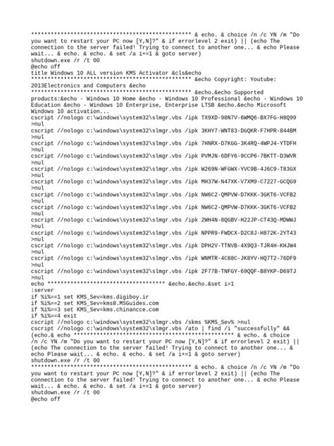 Activate Windows 10 Download Free Pdf Microsoft Windows Windows 10