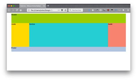 Flexbox Mise En Forme Dune Page 2 Css13 Web Formation