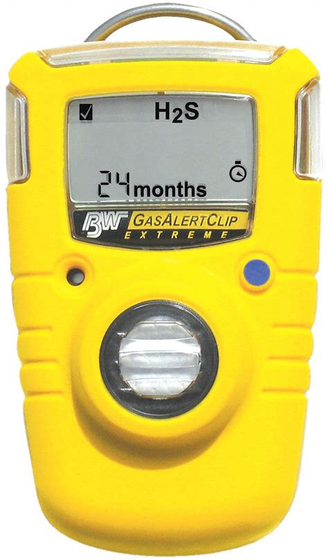 Single Gas Detector To Ppm Sensor Range Audible Visual And Vibrating Alarm Type Grainger