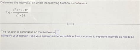 Solved Determine The Interval S On Which The Following Chegg Com