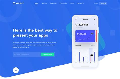 Appexy Tailwind Css Landing Page Template