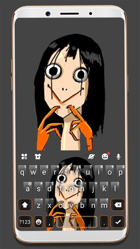 Android Için Creepy Momo 2 Keyboard Theme Apk İndir