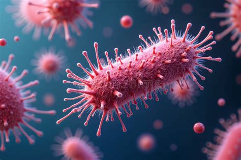 Microscopic View Of Viruses Stock Illustration Illustration Of Particles Medical 351835796