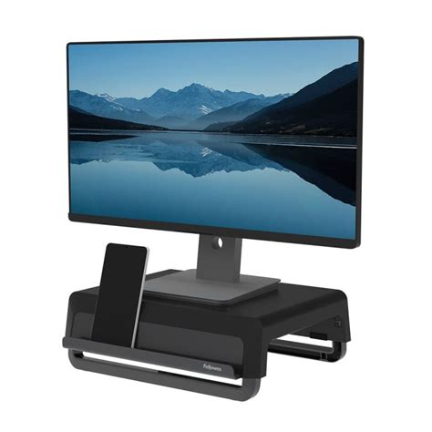 Breyta™ Black Monitor Riser From Posturite