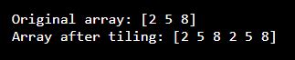 NumPy Tile Function In Python Spark By Examples