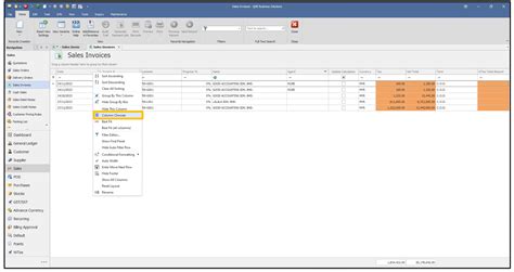 how to group ungroup column qne optimum sdn bhd