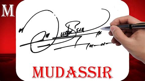 Mudassir Name Signature Style M Signature Style Signature Style Of