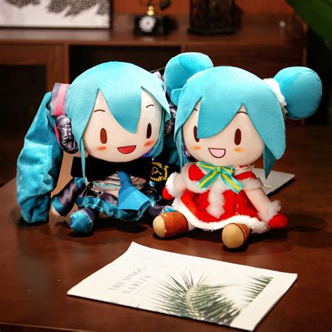 Cm Cute Hatsune Miku Plush Toy Cartoon Hatsune Miku Doll Dressed Up For Christmas Gifts For