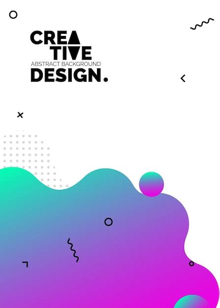 구성 포스터 배경에 대 한 액체 색상 모양 최신 유행 추상 커버 미래 지향적인 디자인 Eps10 벡터 무료 벡터