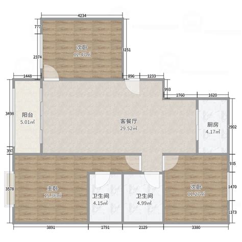 三房2厅2卫户型图户型图图片三室二厅户型图一室一厅一卫第18页大山谷图库