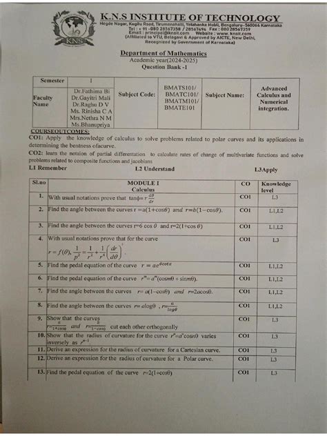 Maths Question Bank Pdf
