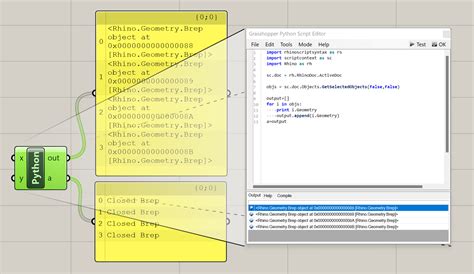 Iterate Through Selected Objects Using Ghpython Scripting Mcneel Forum