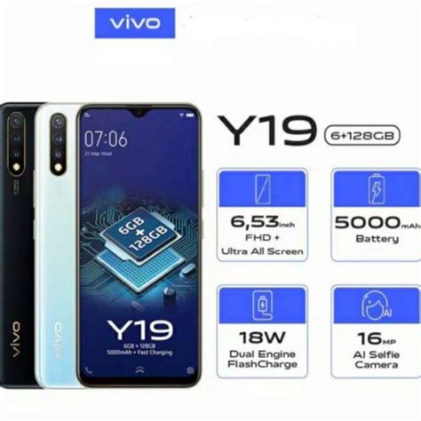 Jual VIVO Y19 RAM 6 GB INTERNAL 128 GB GARANSI RESMI VIVO INDONESIA Di Seller Riang Phone