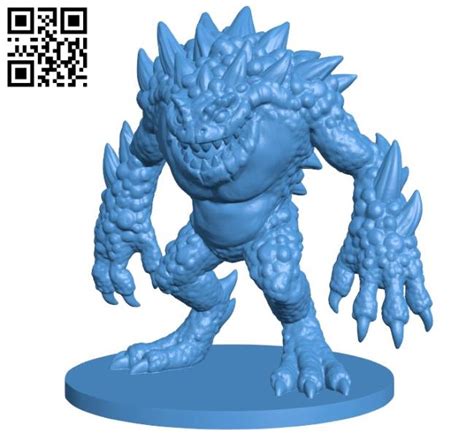 hezrou b004470 file stl free download 3d model for cnc and 3d printer