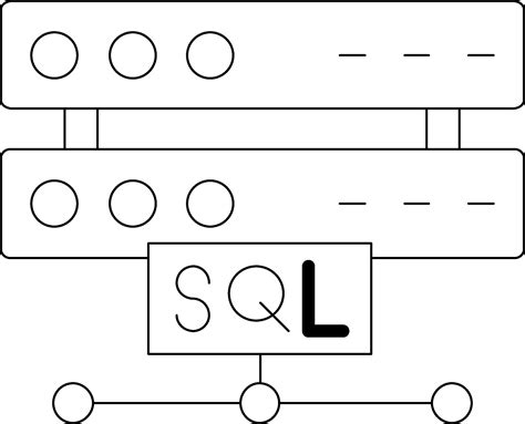 Sql Line Icon Vector Art At Vecteezy