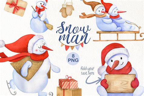 Snowman Clipart Animations