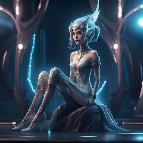 Download Space Alien Princess Royalty Free Stock Illustration Image