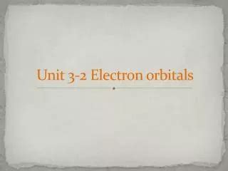 PPT ELECTRON ORBITALS PowerPoint Presentation Free Download ID 3539080