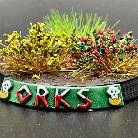 3d Printable Kill Team Ork Kommando Nameplates By