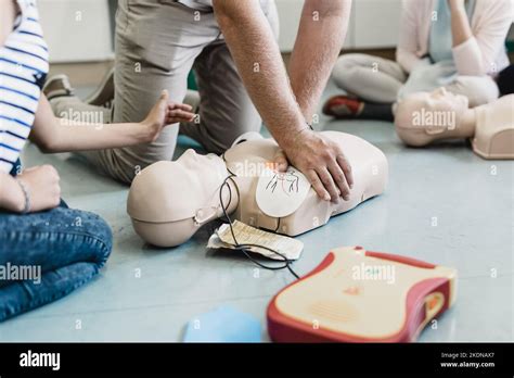 First Aid Cardiopulmonary Resuscitation Course Using Automated External