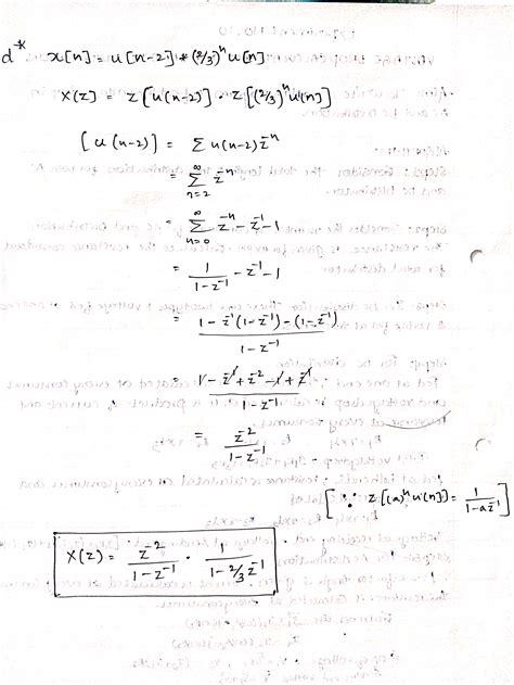 Solved Find The Z Transform Using Properties A X 1 1 Cos T